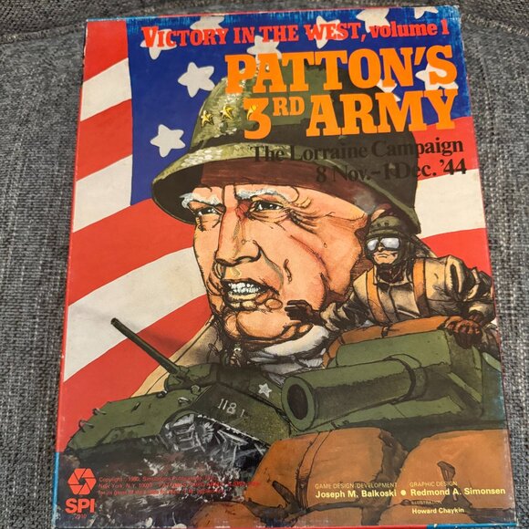 SPI | Games | Pattons 3rd Army The Lorraine Campaign Open Punched Sorted Spi | Poshmark